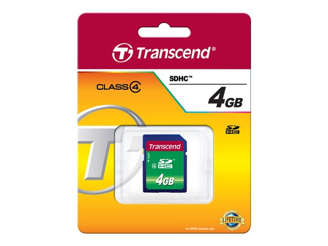 Thẻ nhớ SD card 4 GB Transcend’s SDHC Class 4 (Standard) – Transcend ...